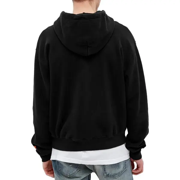 Heron Preston Graphic Print Hoodie - Black/blue