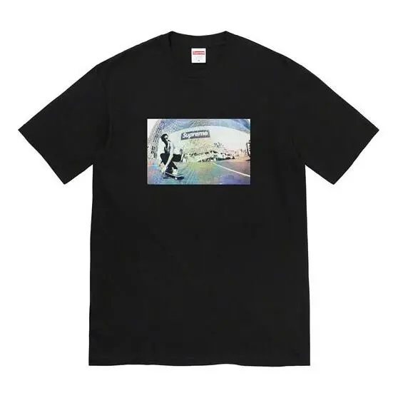 Supreme Winter T-shirt 'black White - Black/white