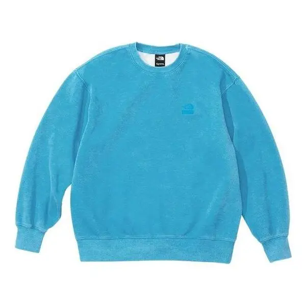 Supreme X The North Face Pigment Printed Crewneck - Blue