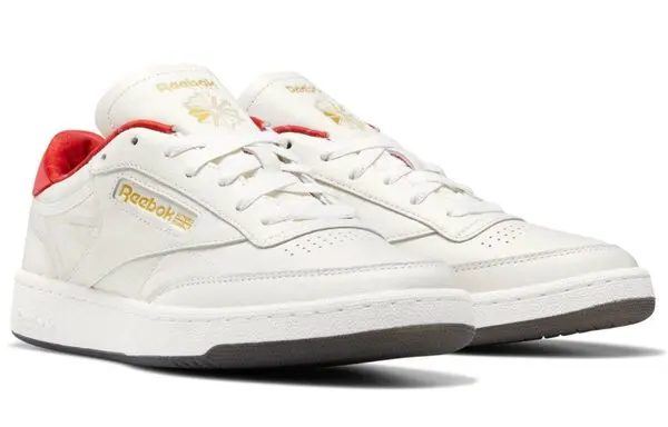 REEBOK Club C 85 Low Top Sneakers - White/red