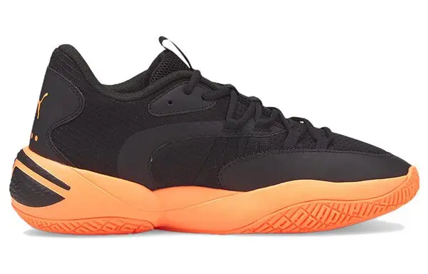 PUMA Court Rider 2.0 Low Top Sneakers - Black/orange
