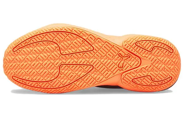 PUMA Court Rider 2.0 Low Top Sneakers - Black/orange