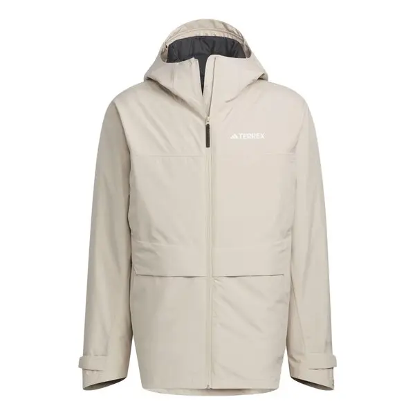 Adidas 3-in-1 Rain.rdy Parka - Beige/black