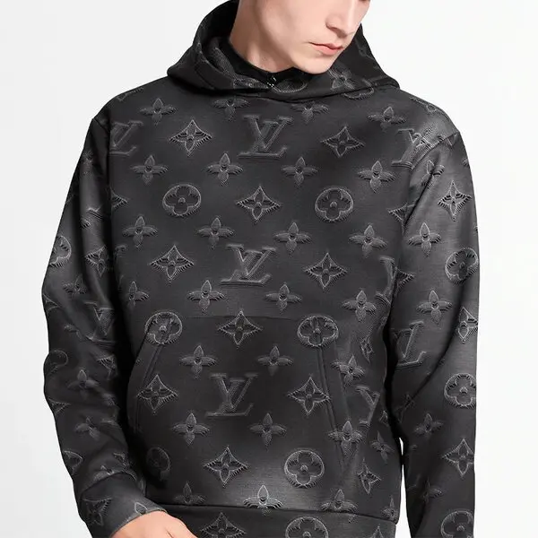 LOUIS VUITTON Full-print Logo Hoodie
