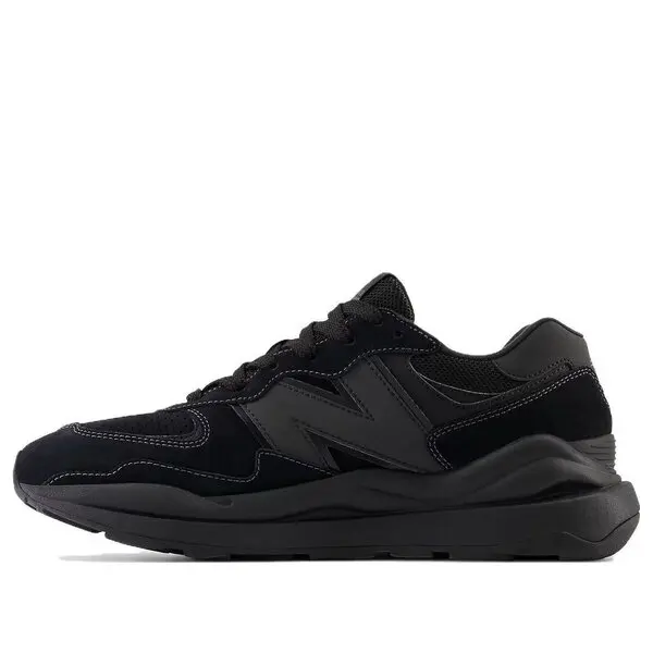 NEW BALANCE 57/40 Lace-up Sneakers - Black