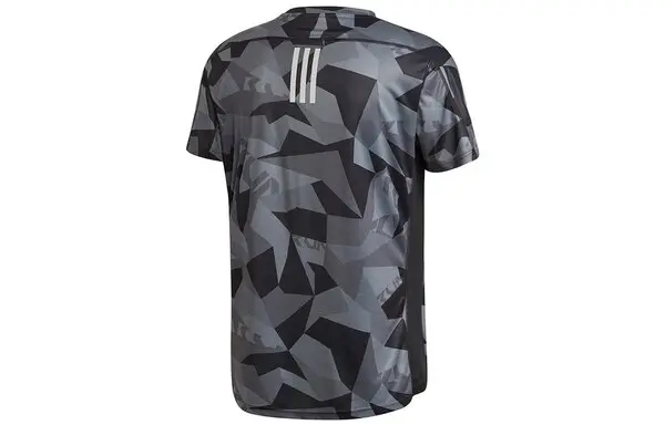 Adidas Own The Run Camouflage Short Sleeve Training T-shirt