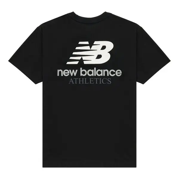 NEW BALANCE Athletics Remastered Graphic Cotton Jersey T-shirt Asia Sizing - Black