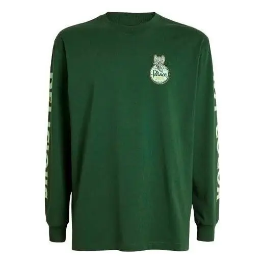 PALACE X Harrods Christmas Capsule Long Sleeve Tee - Green
