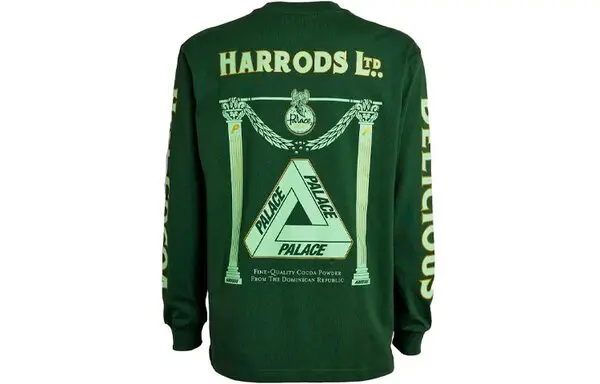 PALACE X Harrods Christmas Capsule Long Sleeve Tee - Green