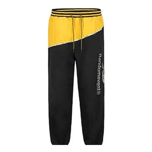 NEW BALANCE X Randomevent Rebirth Sweatpants Asia Sizing 'black Yellow - Black/yellow