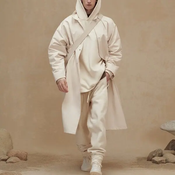 Fear Of God Relaxed Hoodie - Egg Shell