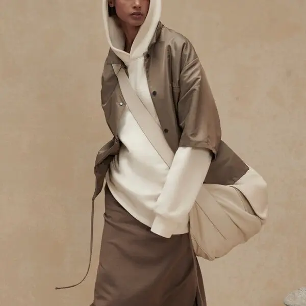 Fear Of God Relaxed Hoodie - Egg Shell