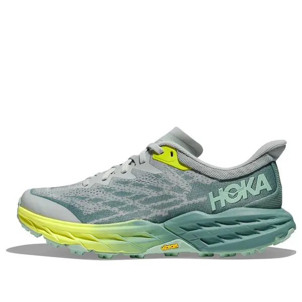 Hoka One One Speedgoat 5 Wide 5 'blue Coral Camellia - Grey/green