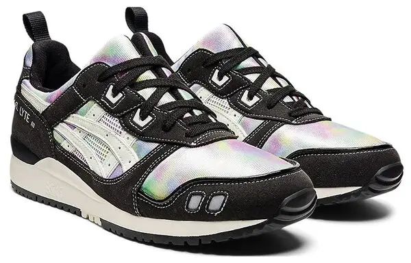 Asics Gel-lyte Iii Og "black White Tie Dye" Sneakers - Multi/white