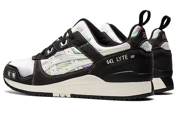 Asics Gel-lyte Iii Og "black White Tie Dye" Sneakers - Multi/white