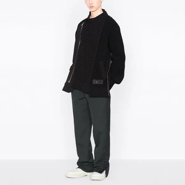 Dior X Sacai Crossover Fw21 Knit Jacket