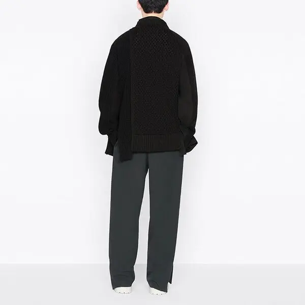Dior X Sacai Crossover Fw21 Knit Jacket