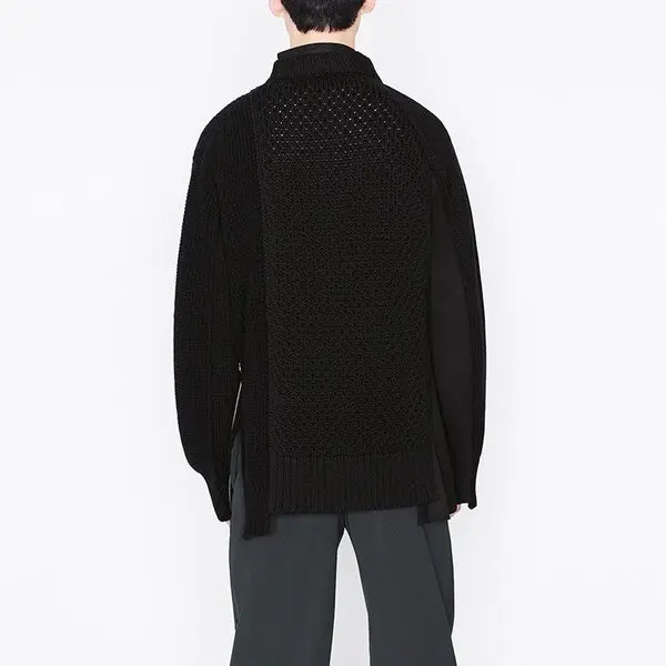 Dior X Sacai Crossover Fw21 Knit Jacket