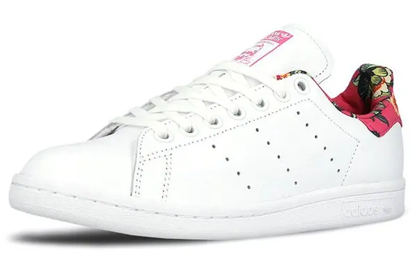 Adidas Originals Stan Smith Low Top Sneakers - White/red