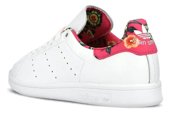Adidas Originals Stan Smith Low Top Sneakers - White/red