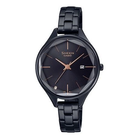 Casio Sheen Minimalistic Analog Watch - Black