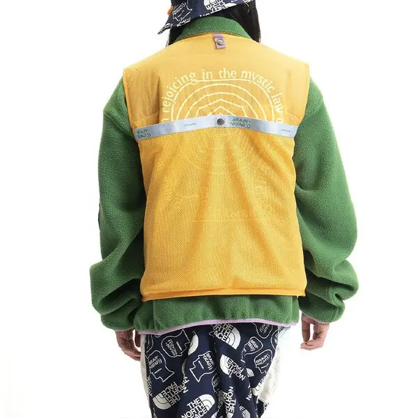 The North Face X Brain Dead Puffer Vest - Yellow