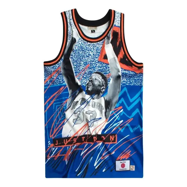 Mitchell & Ness X Just Donny New York Knicks Sublimated Jersey - Blue