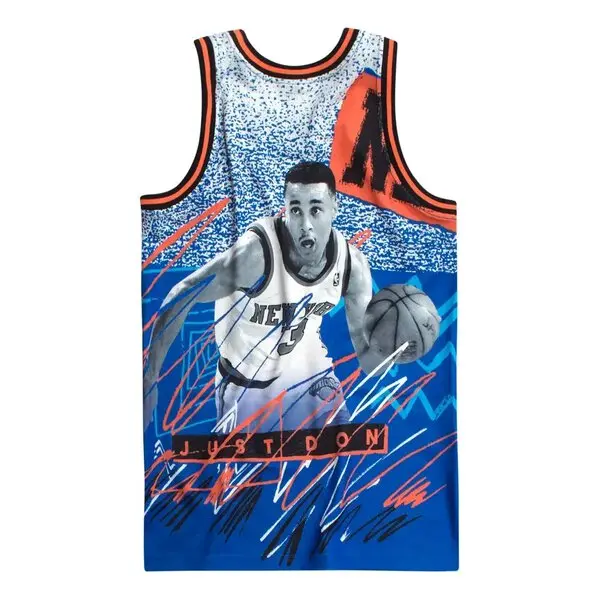 Mitchell & Ness X Just Donny New York Knicks Sublimated Jersey - Blue