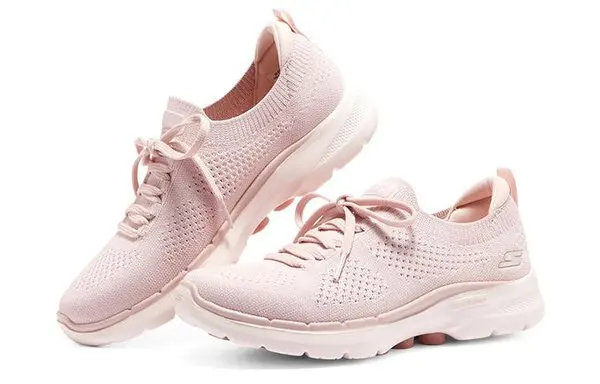 Sketchers Go Walk 6 Athletic Sneakers - Pink
