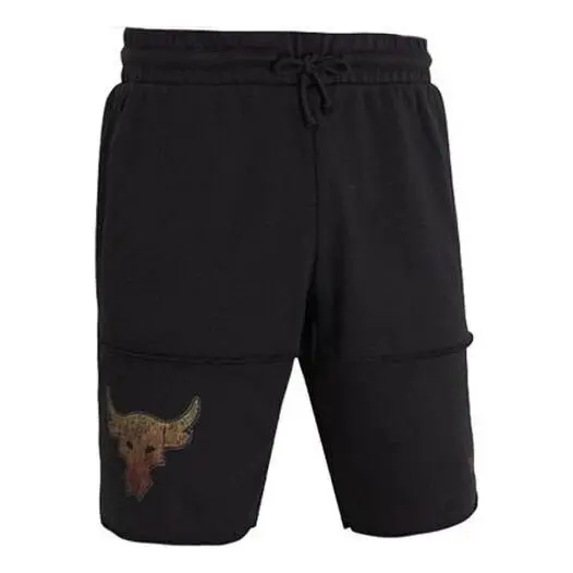 Under Armour Project Rock Brahma Bulls Shorts - Black