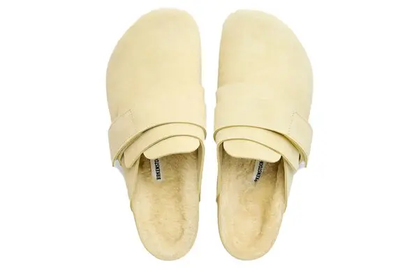 BIRKENSTOCK Nagoya Suede Tekla "straw" Slip-on - Yellow