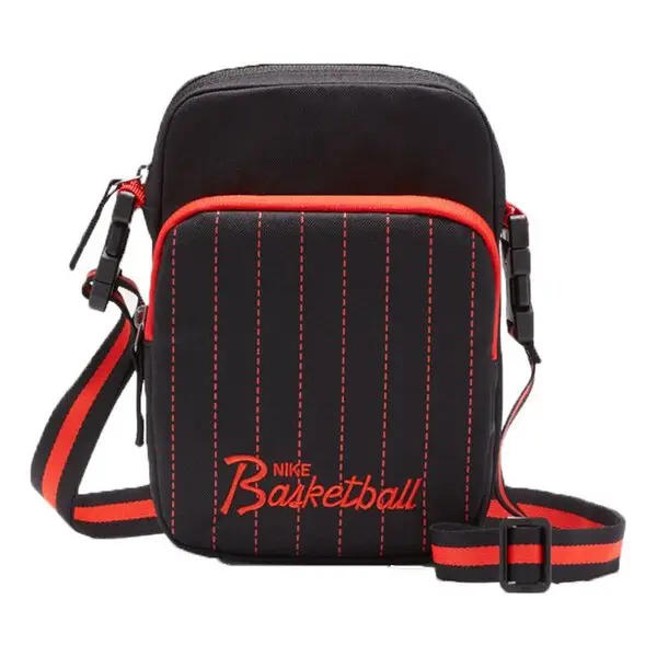 Nike Basketball Heritage Crossbody Bag - Black/red
