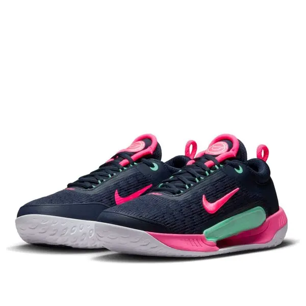 Nike Nikecourt Zoom Nxt Sneakers - Obsidian/green Glow/white