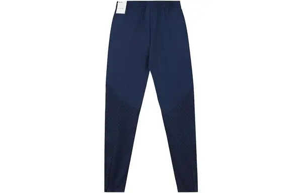 Nike Solid Color Logo Soccer/football Sports Pants/trousers/joggers Paris Saint-germain Autumn Blue - Default Color