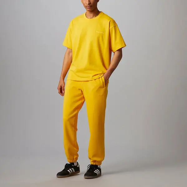 Adidas X Pharrell Humanrace Small Logo Sweatpants 'yellow
