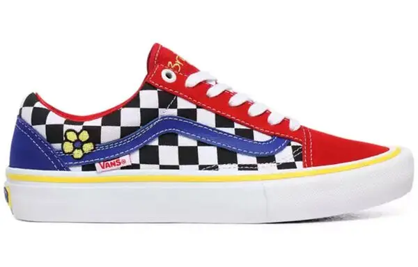 VANS Brighton Zeuner X Old Skool Pro Sneakers - Blue/red