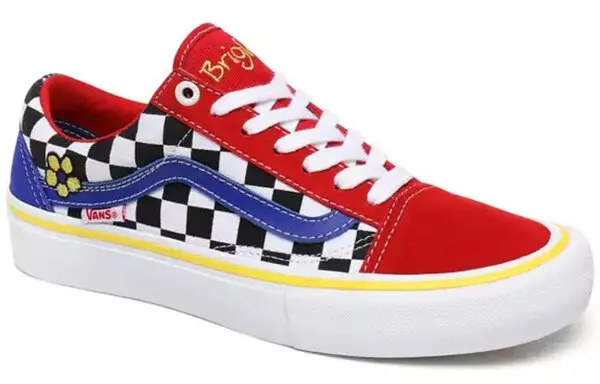 VANS Brighton Zeuner X Old Skool Pro Sneakers - Blue/red