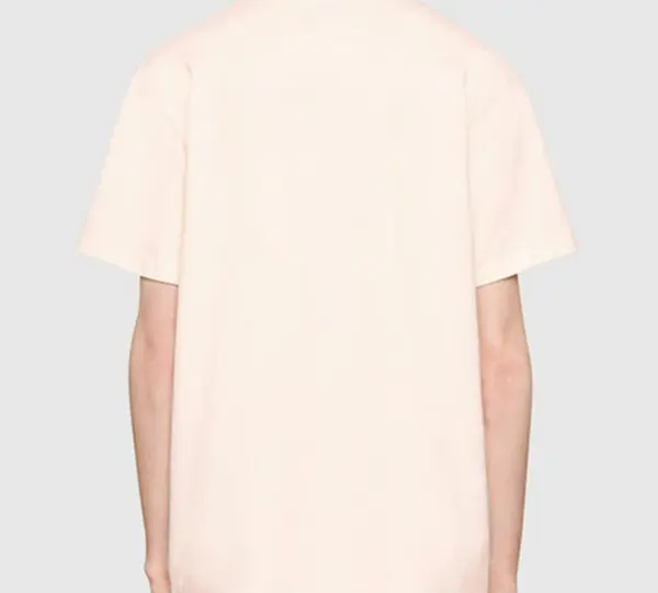 Gucci Tennis Printed Oversized Retro Short Sleeve White