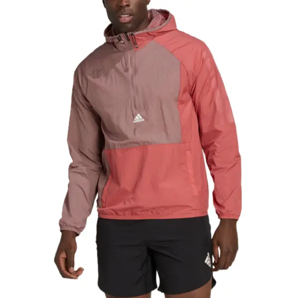 Adidas Colorblock Hooded Zip-up Jacket