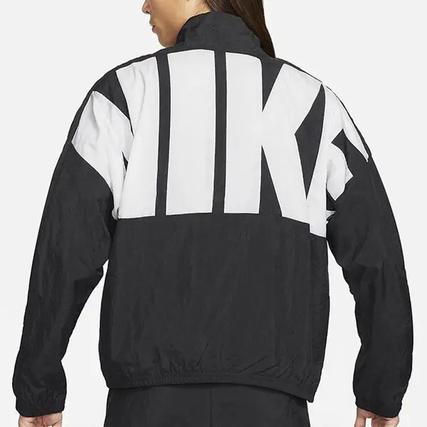 Nike Stand Collar Logo Print Jacket