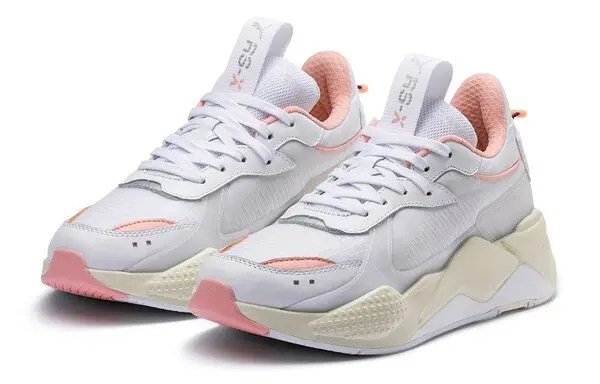 PUMA Rs-x Tech Sneakers - White/peach Bud