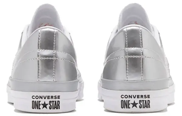 CONVERSE One Star Low Metallic Sneakers - Silver