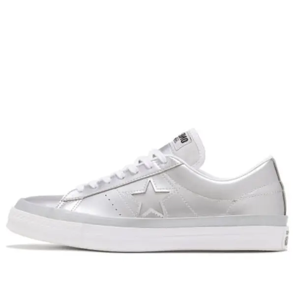 CONVERSE One Star Low Metallic Sneakers - Silver