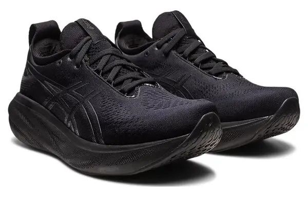 Asics Gel-nimbus 25 Triple Low Top Sneakers - Black