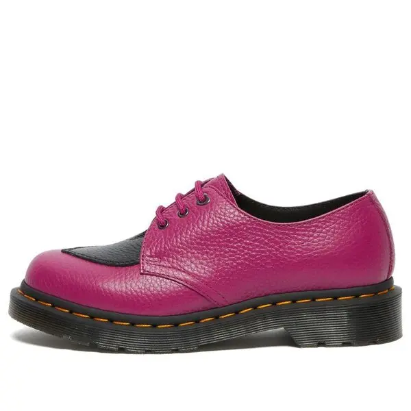 Dr. Martens 1461 Leather Lace-up Shoes - Purplered/black