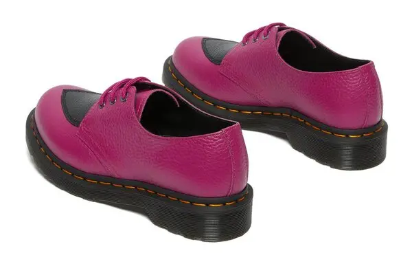 Dr. Martens 1461 Leather Lace-up Shoes - Purplered/black