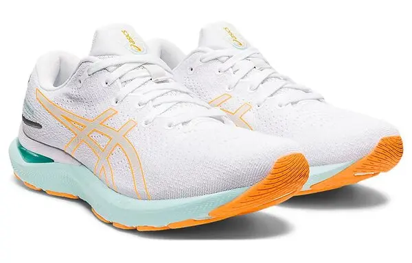 Asics Gel-cumulus 24 Athletic Shoes - White/orange