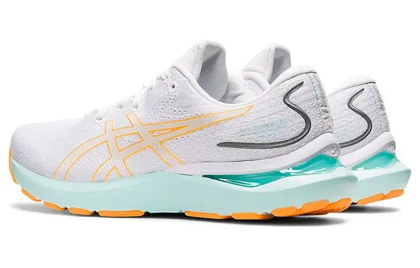 Asics Gel-cumulus 24 Athletic Shoes - White/orange
