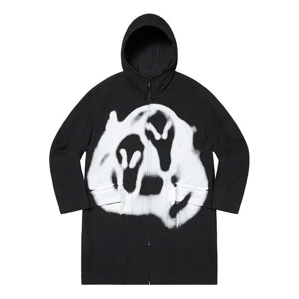 Supreme X Yohji Yamamoto Parka - Black/white