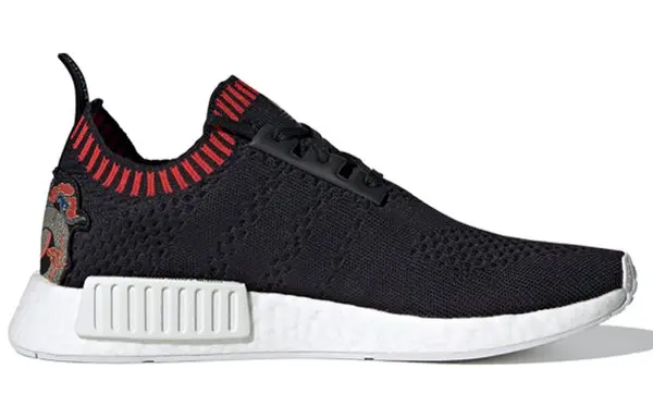 Adidas Nmd R1 Primeknit "dragon Patch" Sneakers